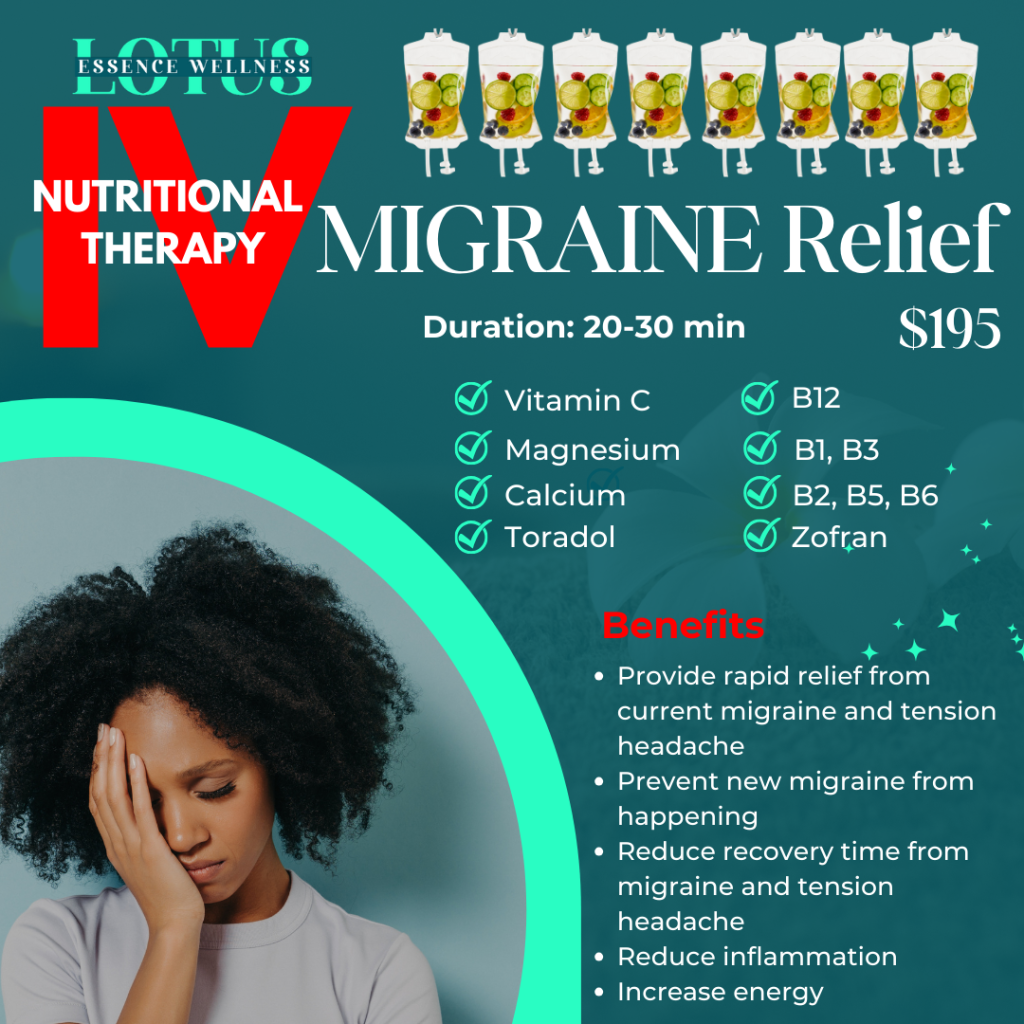 Discover the Power of Migraine Relief IV Therapy at Lotus Essence ...